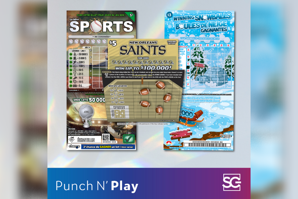 NEW PUNCH N’ PLAY LOTTERY GAMES FROM SCIENTIFIC GAMES LAUNCH IN NORTH ...