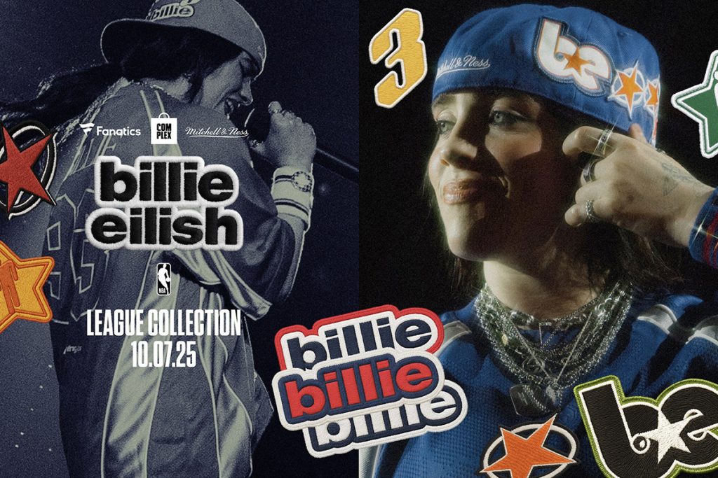 Complex & Fanatics Unveil the Billie Eilish x Mitchell & Ness NBA ...