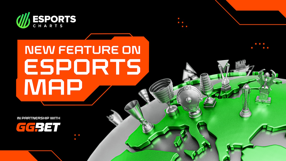 Esports Charts and GG.BET have updated the interactive Esports Map ...