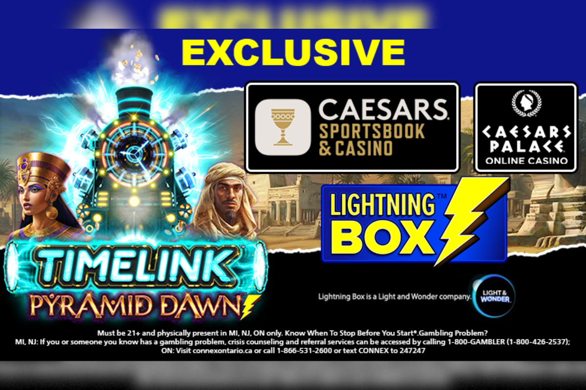 Light & Wonder launches TimeLink Pyramid Dawn with Caesars