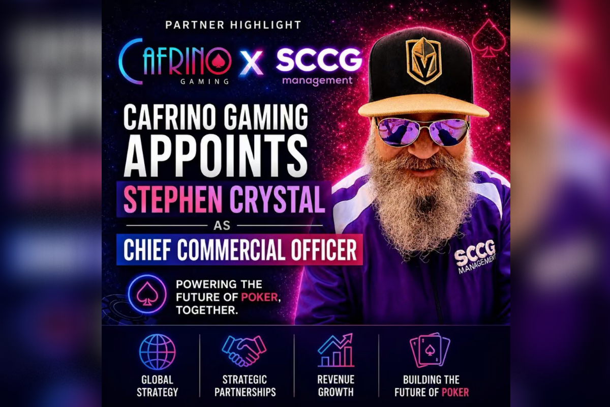 Cafrino Gaming Appoints Stephen Crystal as Chief Commercial Officer ...